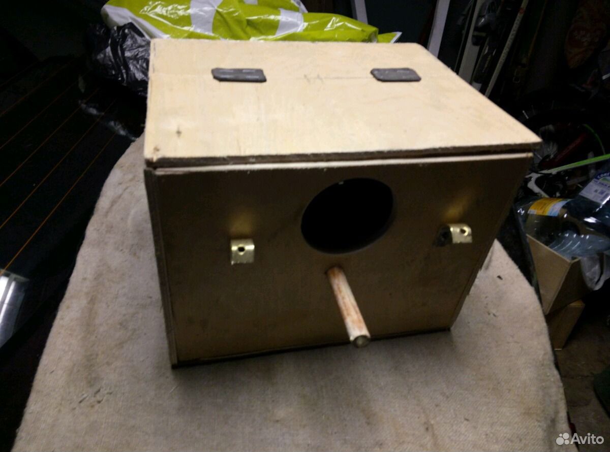 Гнездовой домик для волнистых попугаев