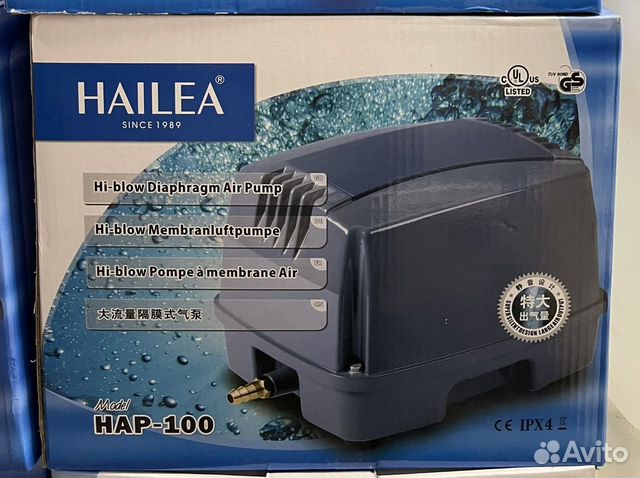 Мембранные компрессора Hailea.Аквариум,пруд,септик