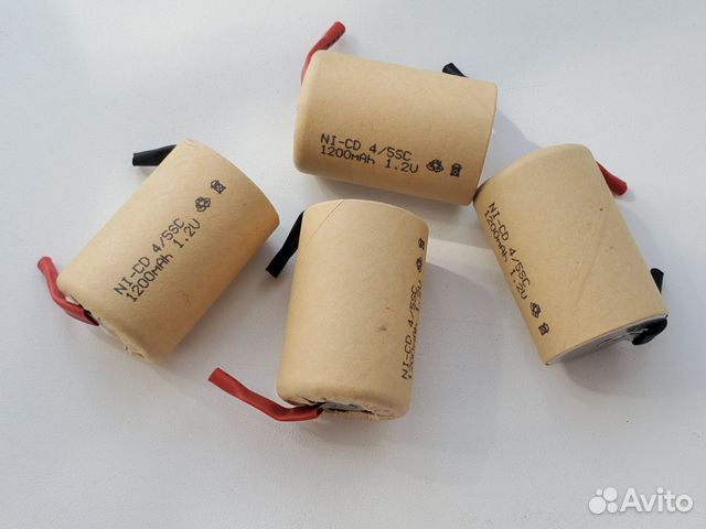 Аккумуляторные батареи Ni-Cd 4/5 SC 1200 mAh 1.2 V