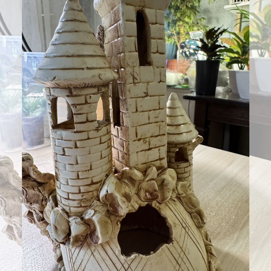 Грот замок для аквариума