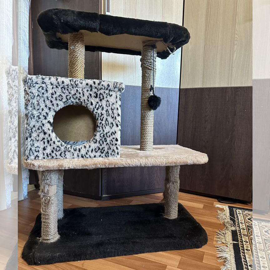 Когтеточка домик для кошки