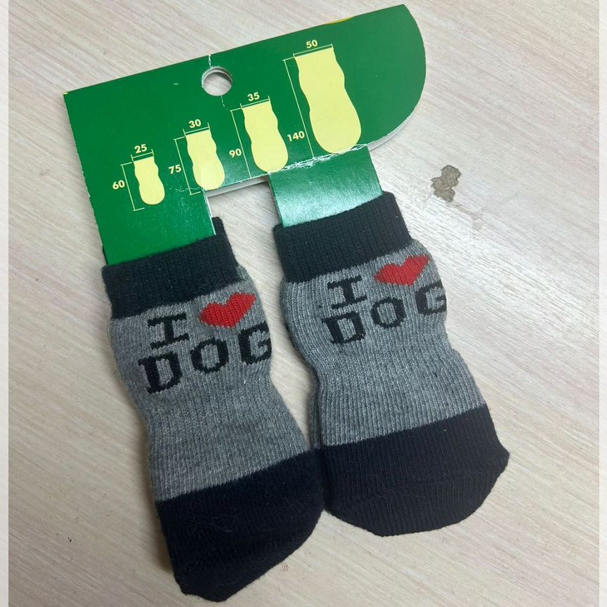 Носки для собаки маленькой породы