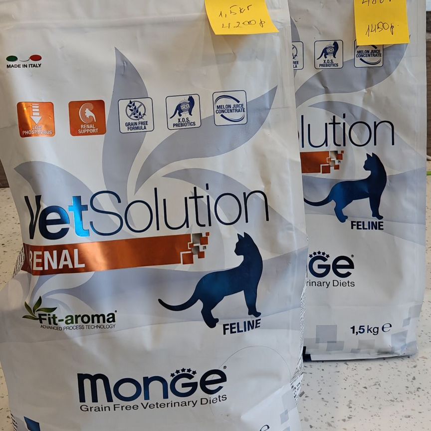 Корм для кошек monge renal