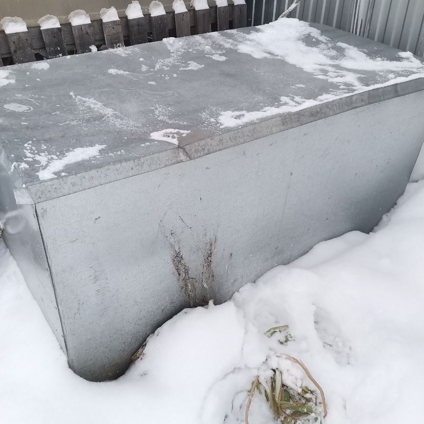 Ларь оцинкованный