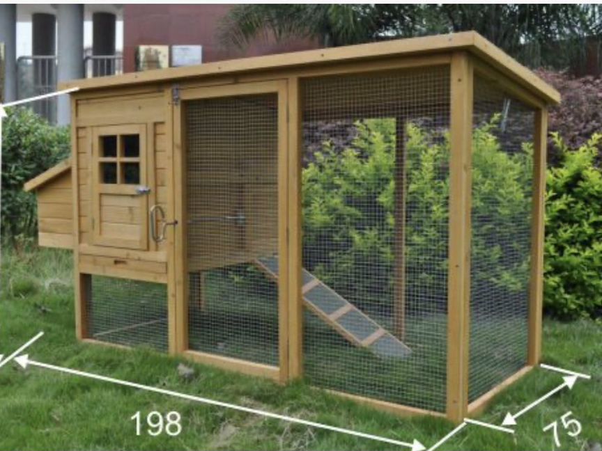 Курятник сборный "золотой петушок" 1980*750*1030мм