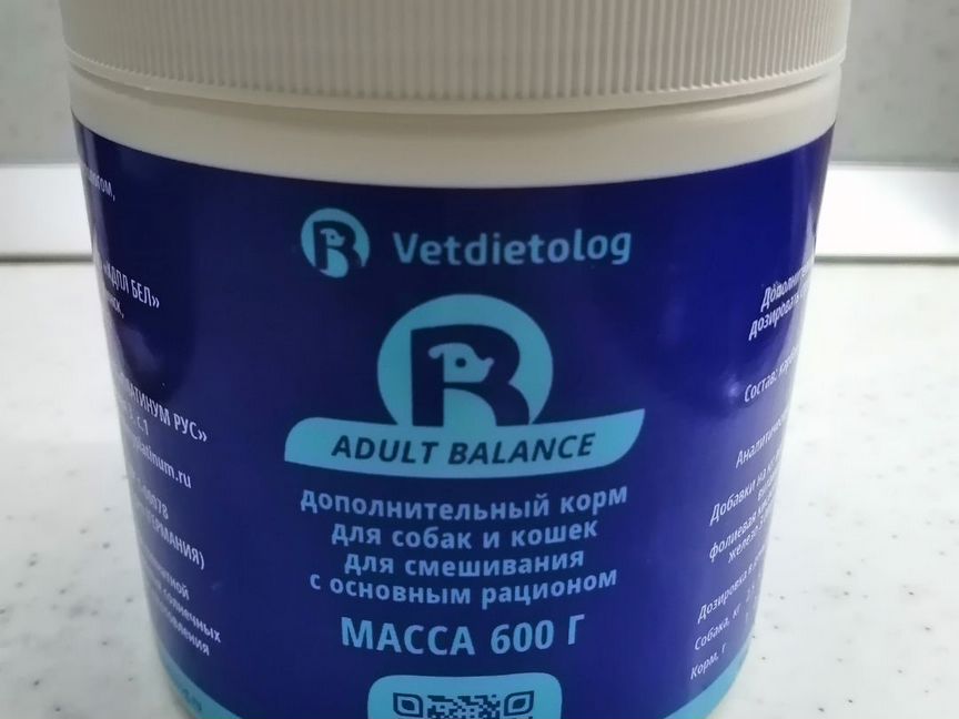 Vetdietolog Adult Balance, пищевая добавка