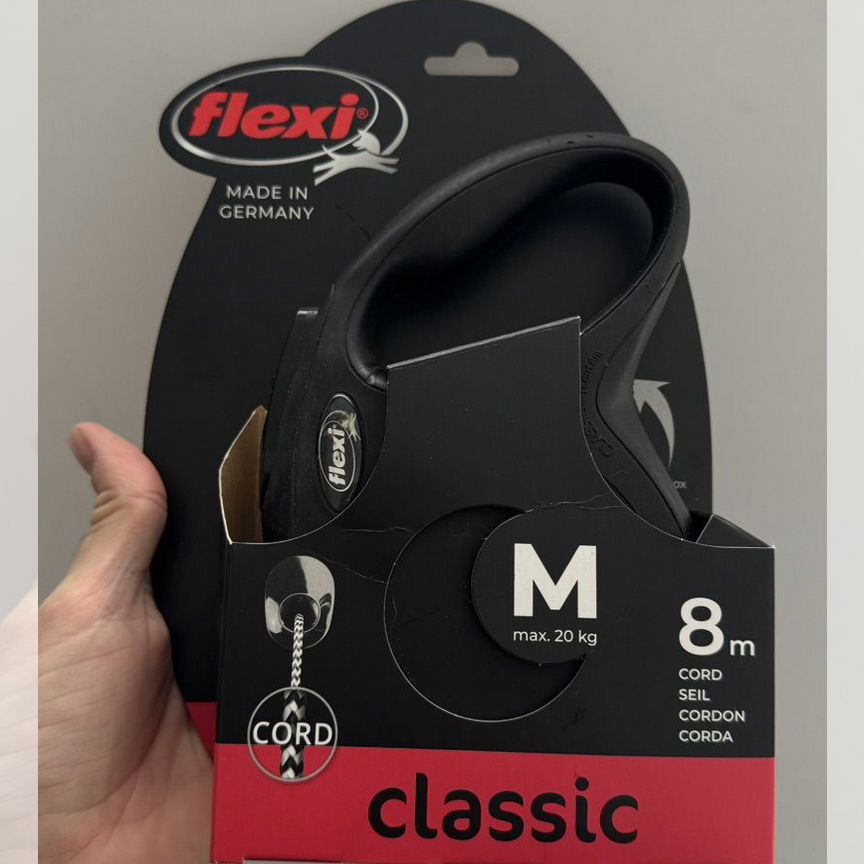 Рулетка для собак flexi 20кг 8м