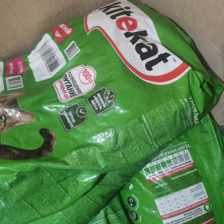 Корм для кошек kitekat 15 кг