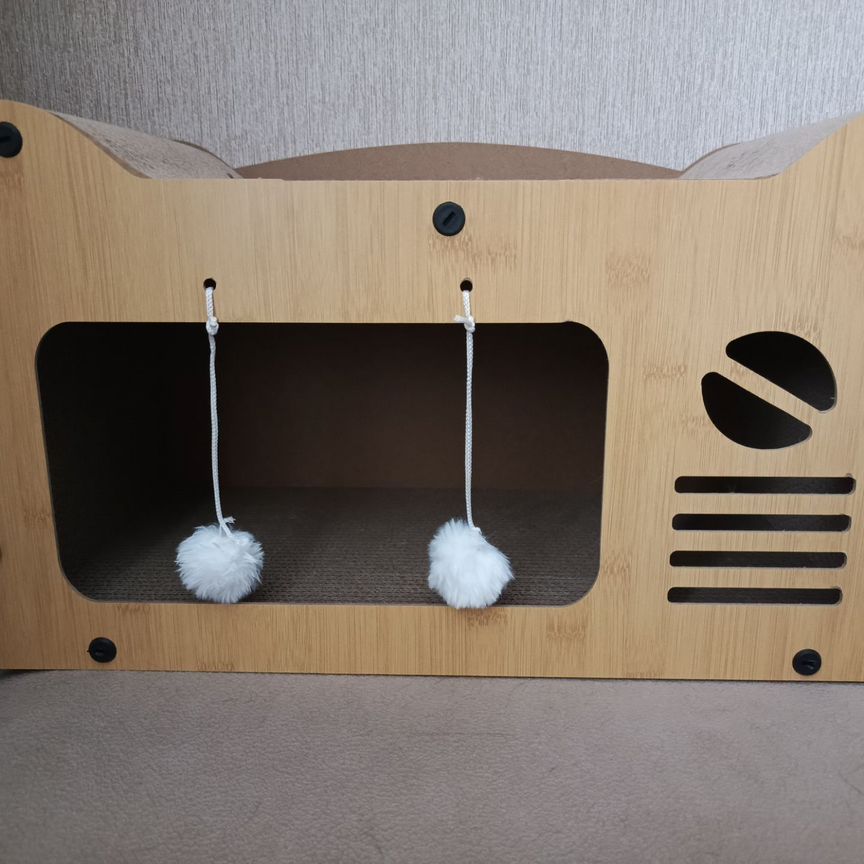 Домик для кошки с когтеточкой