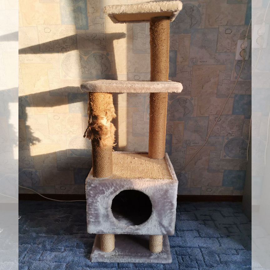 Большая когтеточка с домиком