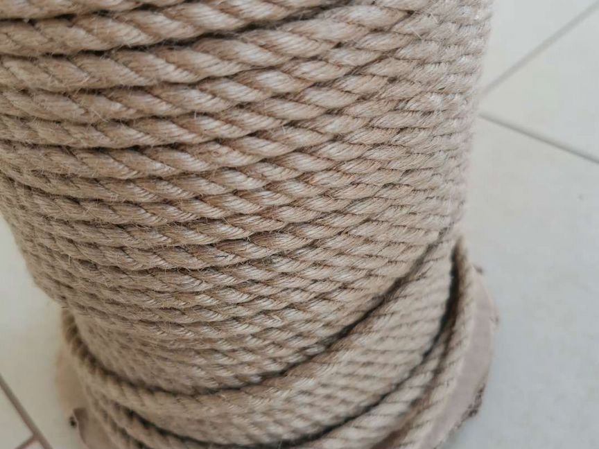 Канат джутовый 6 мм для перемотки когтеточки