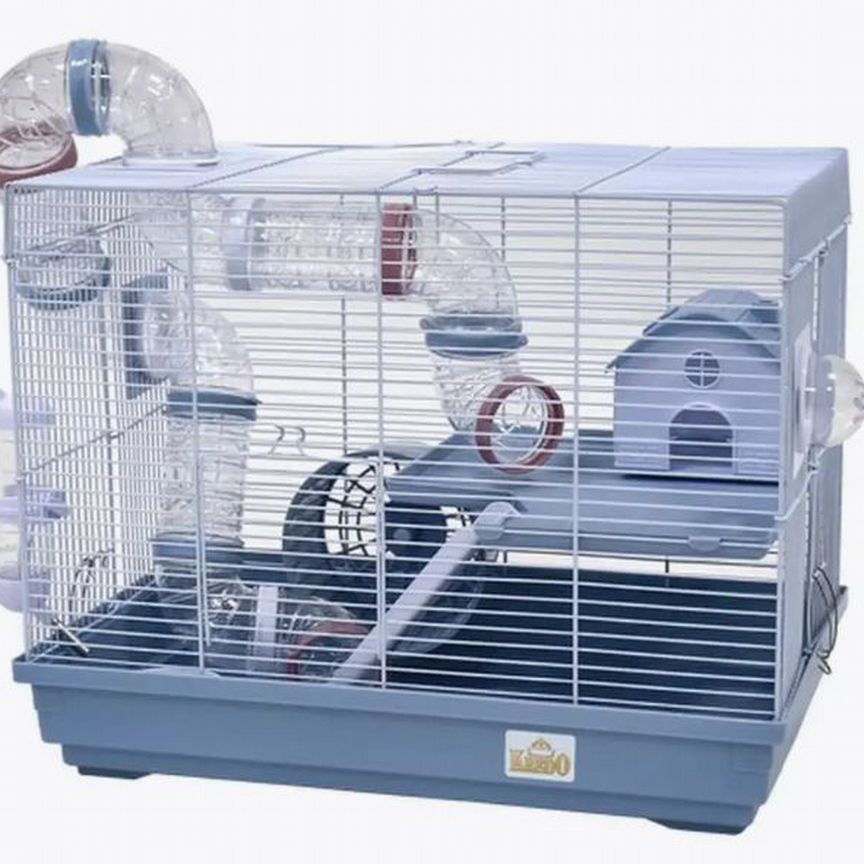 Клетка для грызунов kredo двухэтажная с тоннелем