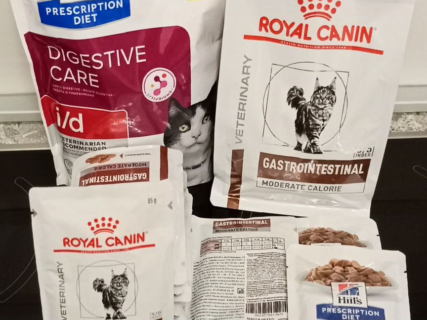 Корм для кошек гастро