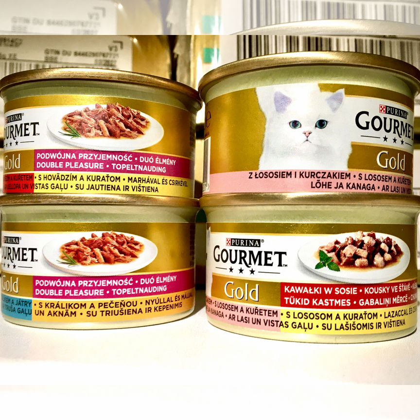 Корм д.кошек гурмэ кусочки Purina Gourmet Gold. EU