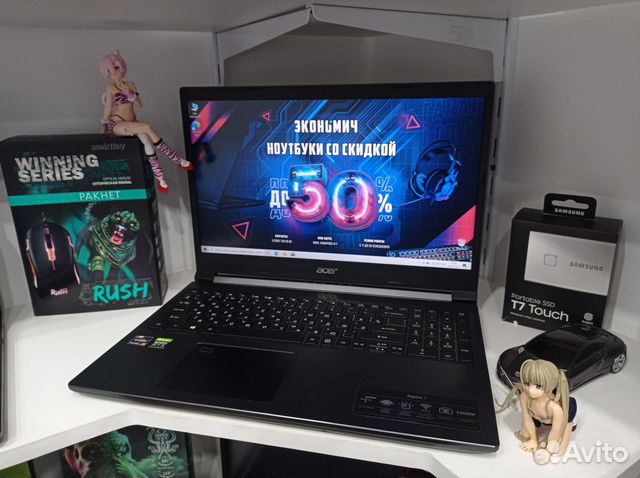 Игровой Ноутбук Acer Ryzen 7 RTX 3050 купить в Омске | Электроника | Авито