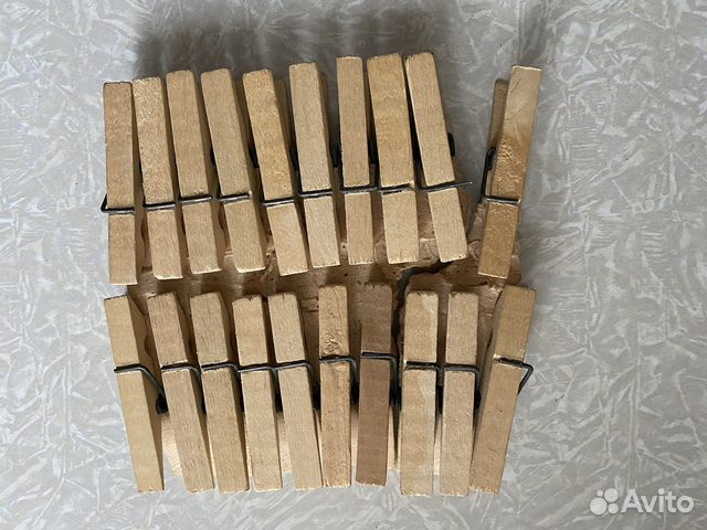 Прищепки для белья деревянные СССР новые купить в Челябинске | Товары ...