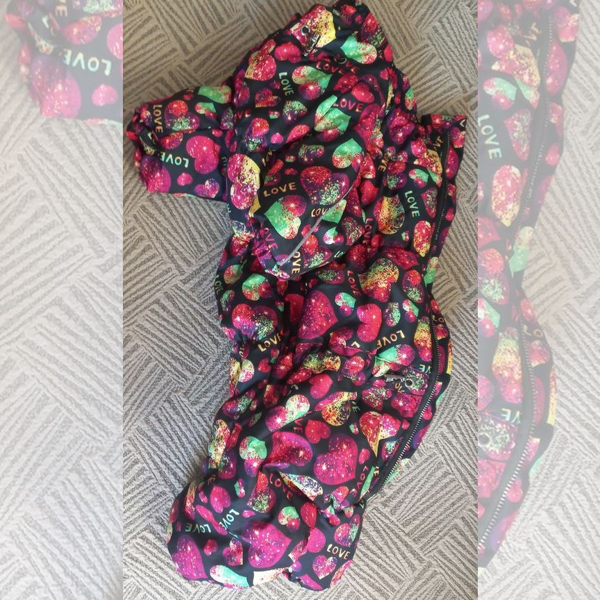 Зимний комбинезон для средней собаки