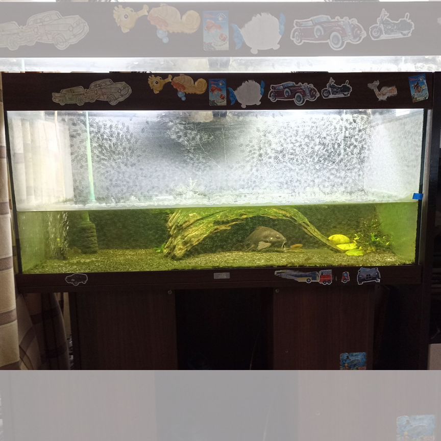 Аквариум с тумбой бу