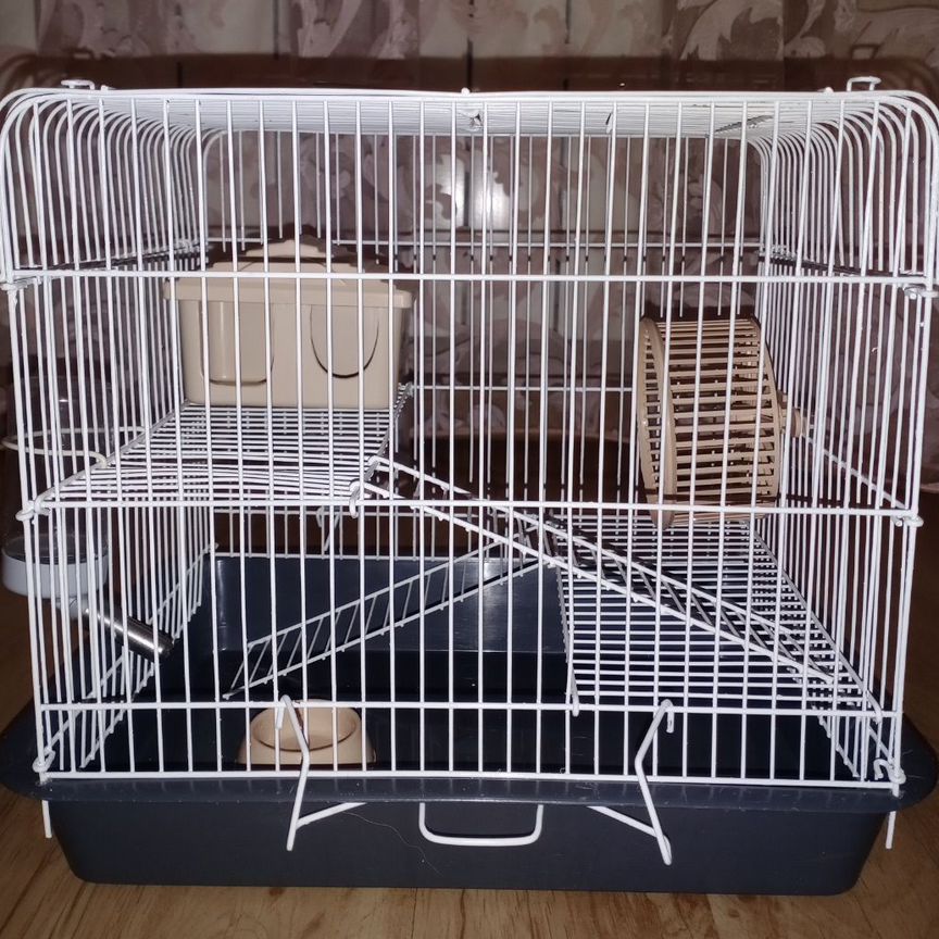 Клетка для хомяков 3-х этажная