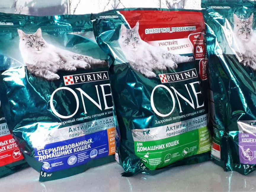 Purina One Корм для кошек и котов