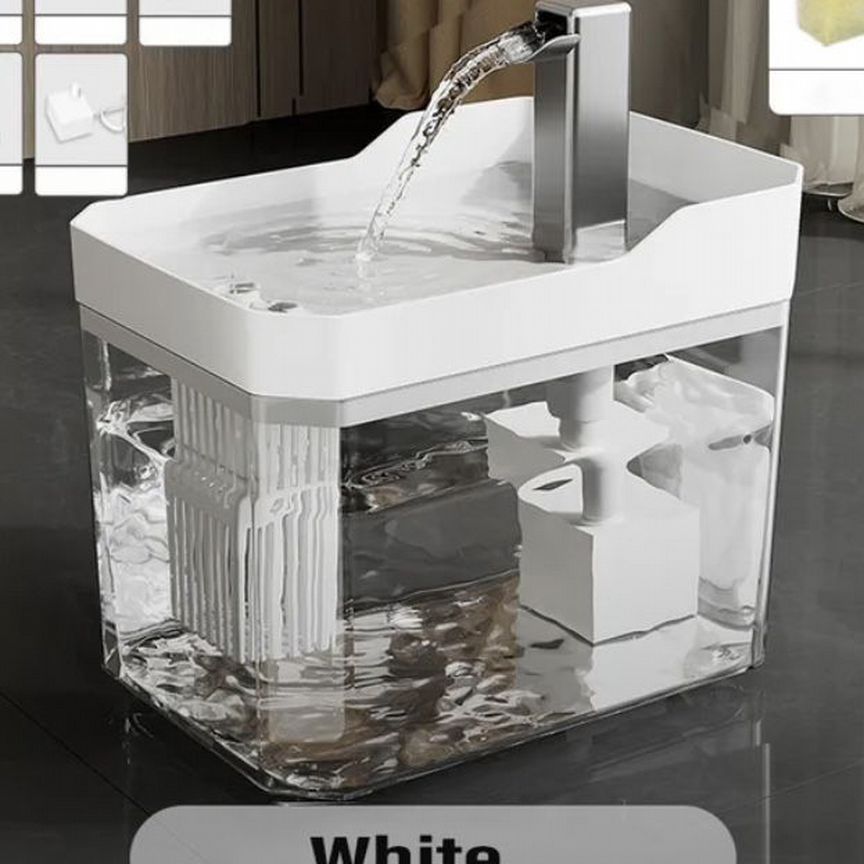 Фонтан поилка для кошек