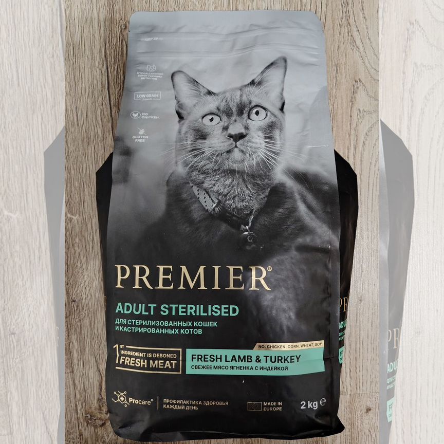 Сухой корм для кошек premier 2 кг
