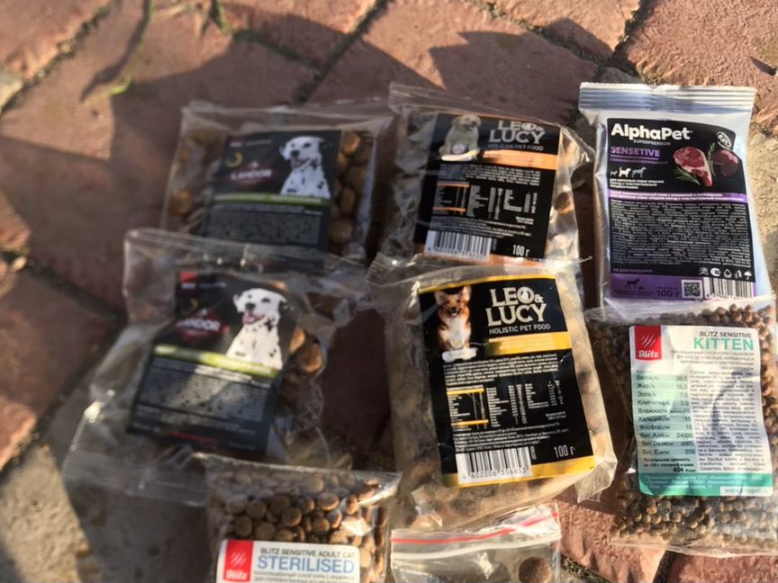 Пробники корма премиум класса