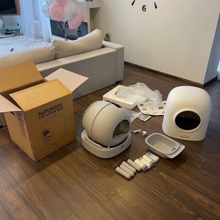 Автоматический лоток для кошек petree 2 wifi