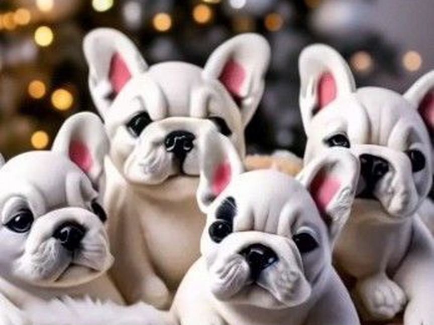 Французский бульдог щенки крем