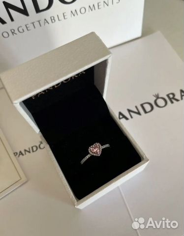 Кольцо пандора розовое сердце/ pandora ring купить в Красноярске ...