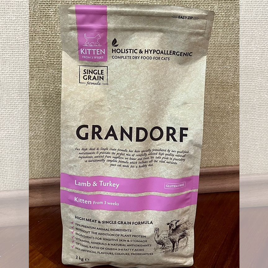 Корм grandorf для котят