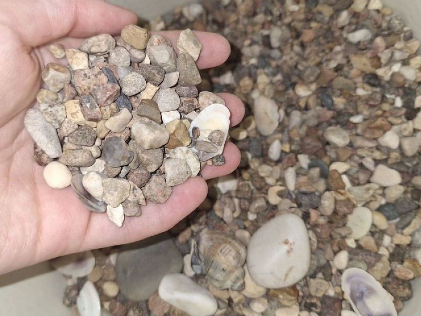 Галька (камешки) для террариума, аквариума 18 кг