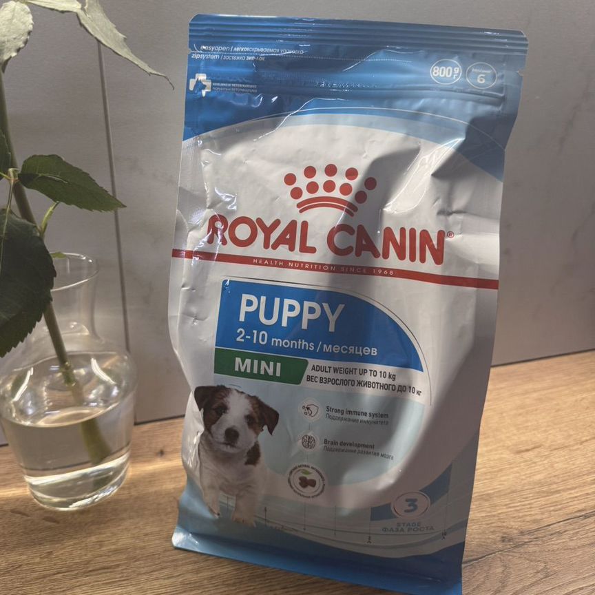 Корм для собак royal canin mini puppy