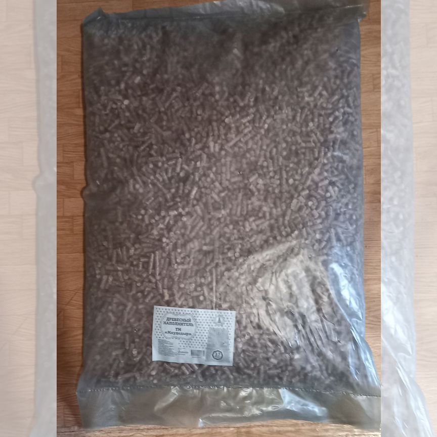 Древесный наполнитель для кошек