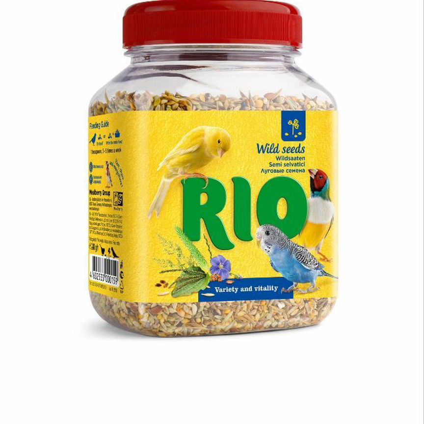 RIO Лакомство для мелких птиц, 240 г и деликатесы
