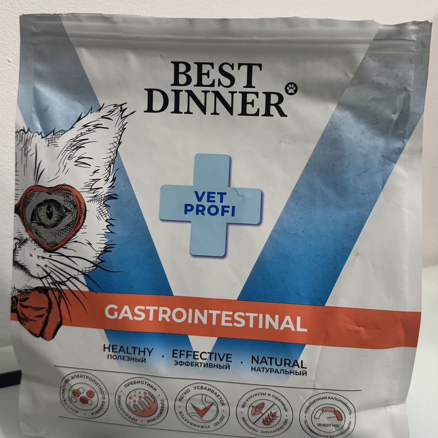 Best dinner для кошек gastrointestinal 1.5 кг