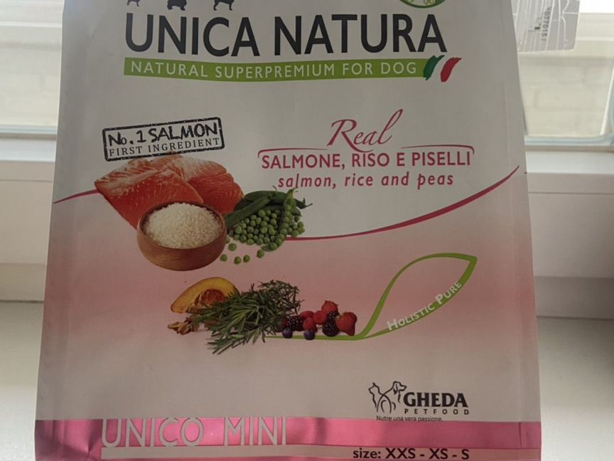 Корм для собак Unica Natura