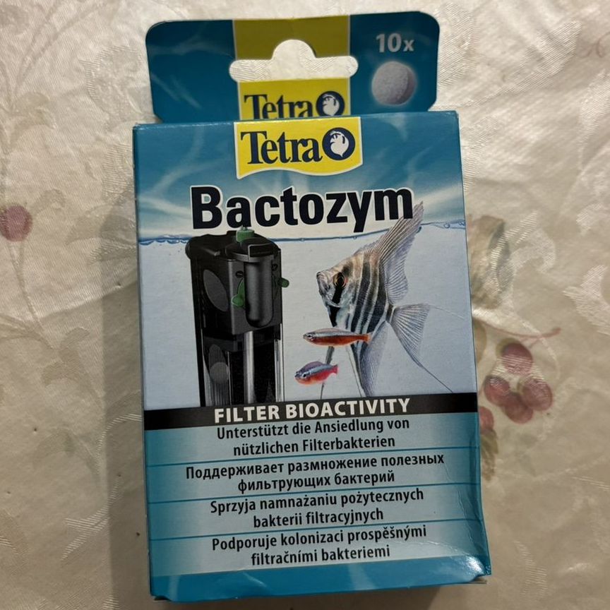 Tetra Bactozym для запуска аквариума. 1 таблетка