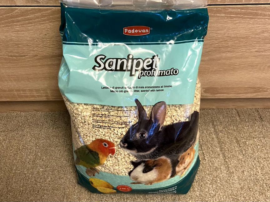 Наполнитель Padovan Sanipet кукурузный