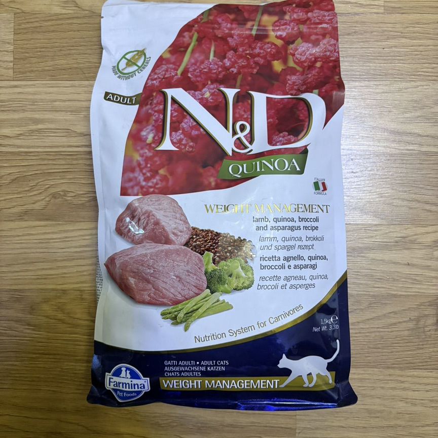 Корм доя кошек N&D quinoa