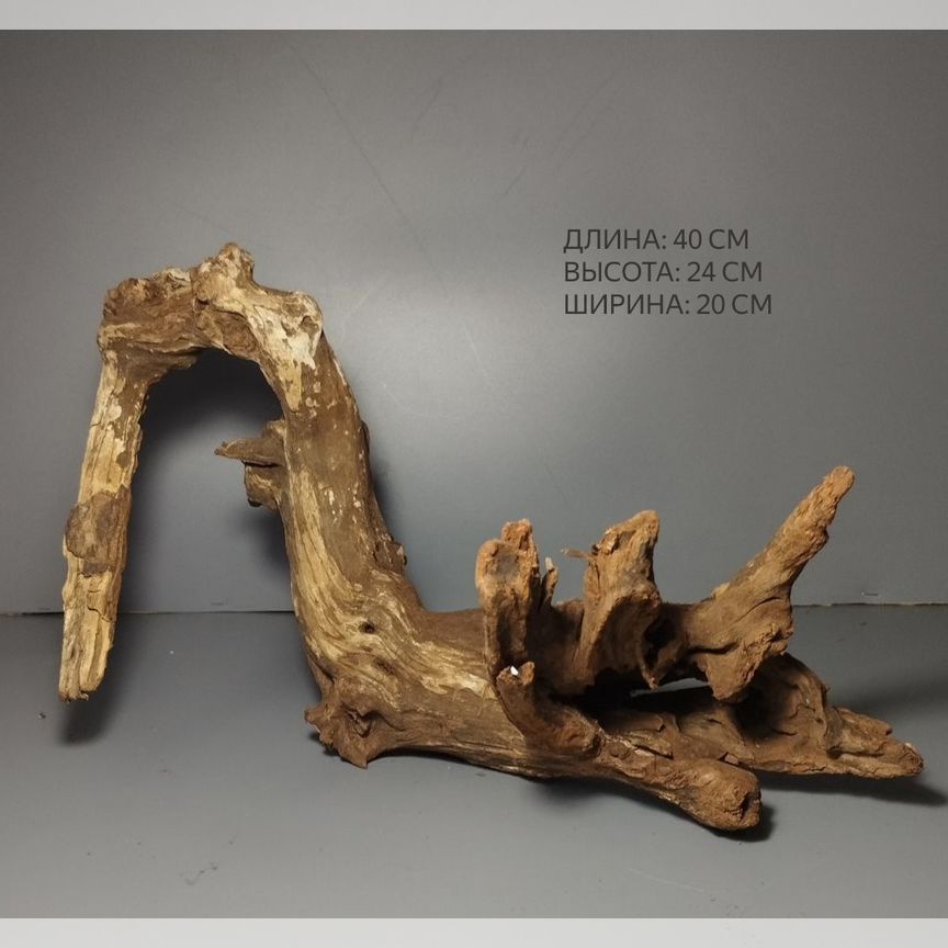 Коряга мангровая для аквариума 40*20*24 вк46