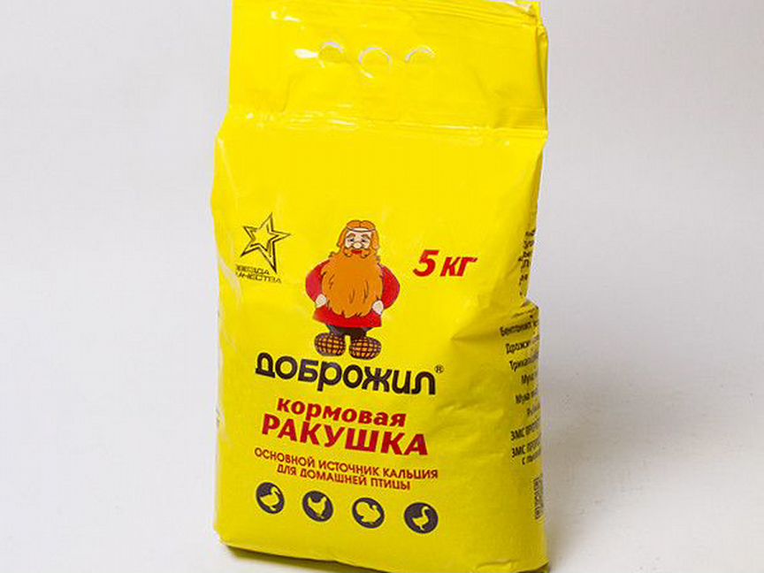 Ракушка кормовая Доброжил 5 кг