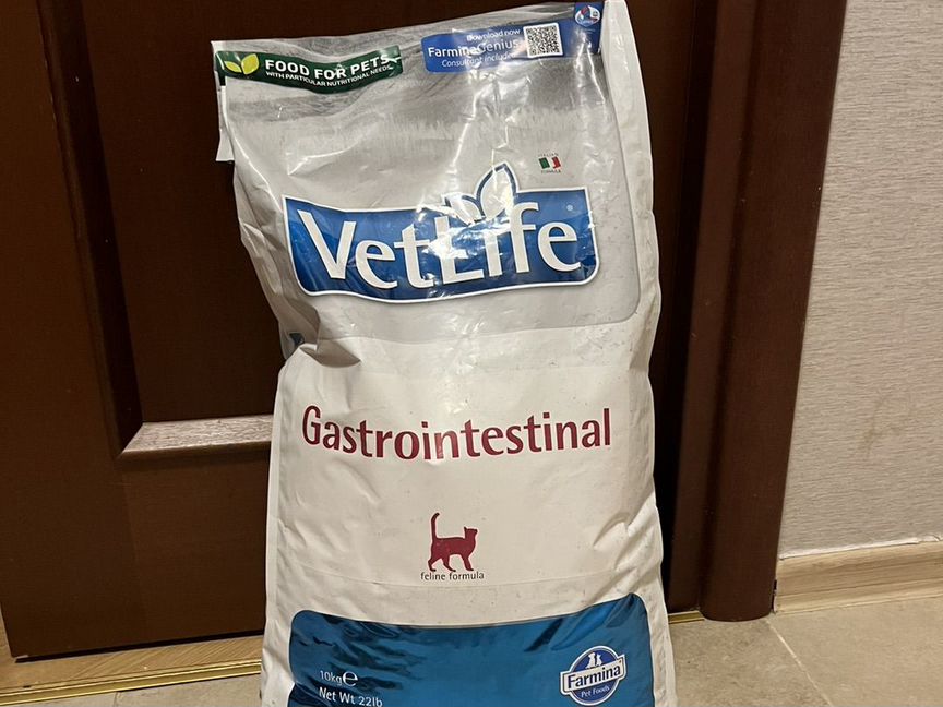 Корм для кошек vetlife gastrointestinal farmina