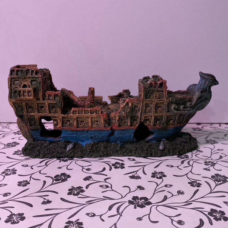 Корабль декор в аквариум