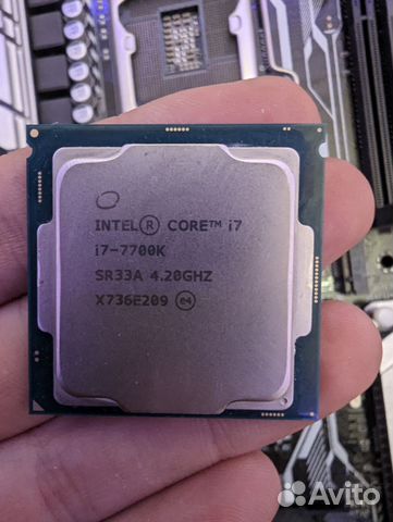 Intel core i7 7700k купить в Санкт-Петербурге | Электроника | Авито