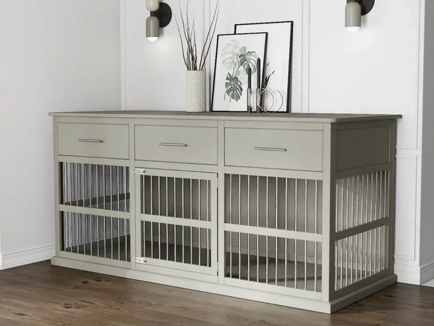 Тумба Вольер Клетка Домик для собаки в квартиру V2