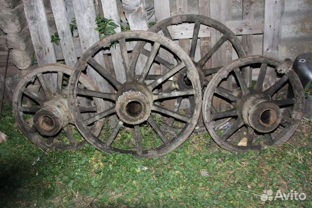 Колеса деревянные СССР купить в Тольятти Хобби и отдых Авито
