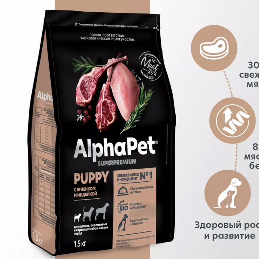 Корм для собак alfa pet