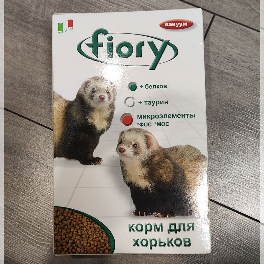 Корм для хорьков Fiory
