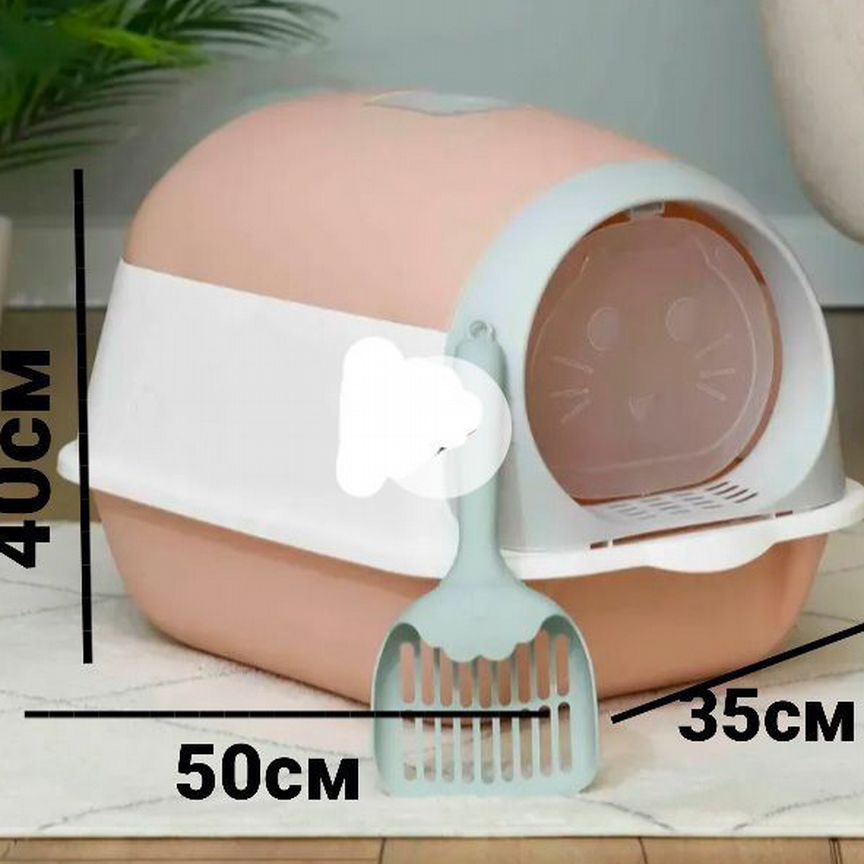 Кошачий туалет домик